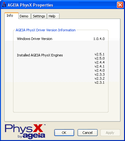 ASUS PhysX P1 Card - Printer Friendly version