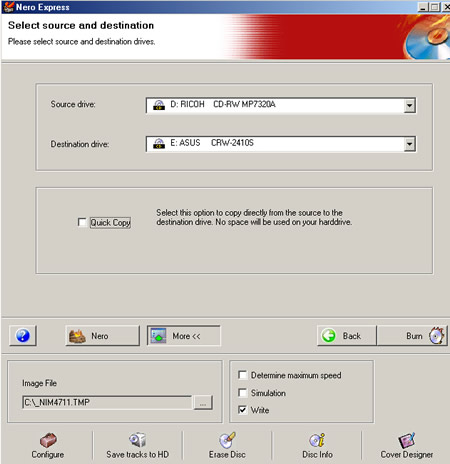 Nero Express - Printer Friendly version