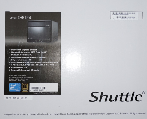 Shuttle SH81R4 mini PC review - Printer Friendly version
